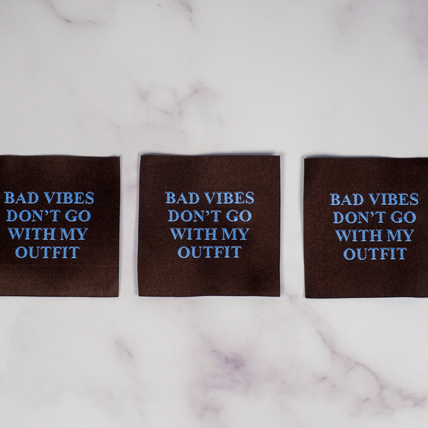 Bad Vibes Naailabel - Loop en Label – The Final Stitch