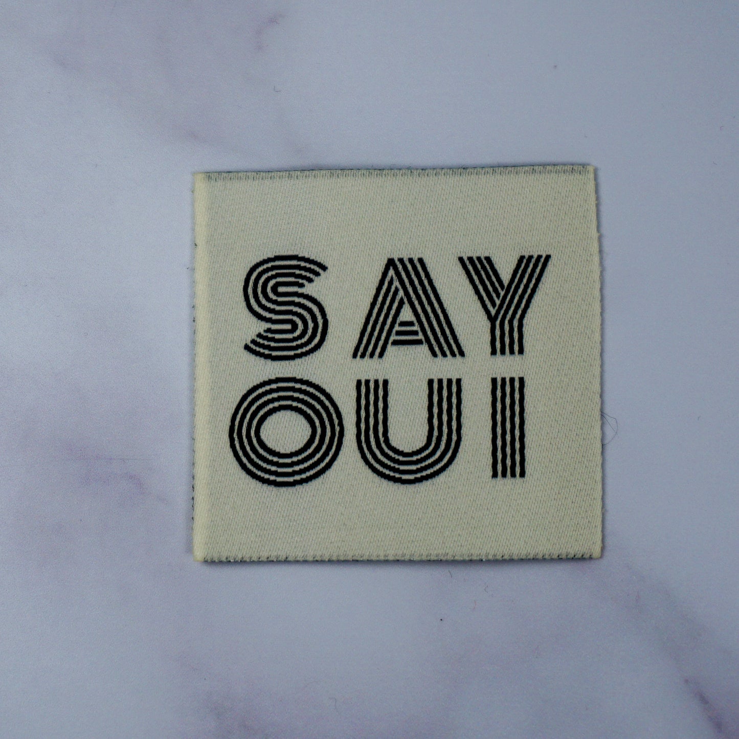 SAY OUI naailabel - Loop en Label – The Final Stitch