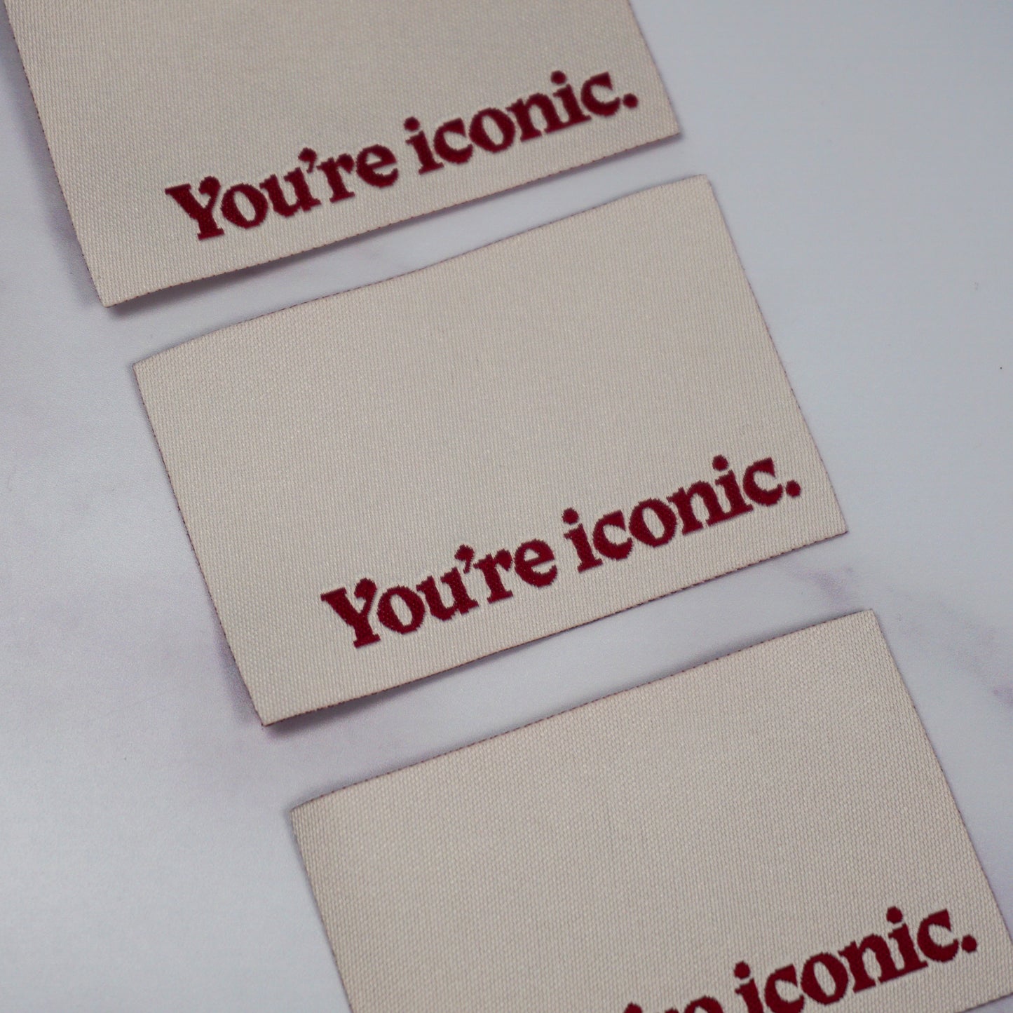 You're Iconic Naailabel - Loop en Label – The Final Stitch