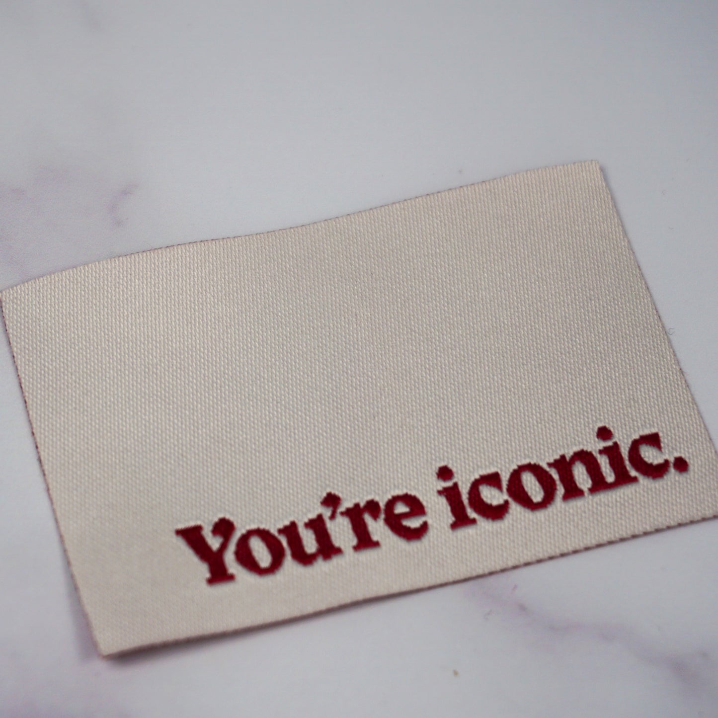 You're Iconic Naailabel - Loop en Label – The Final Stitch