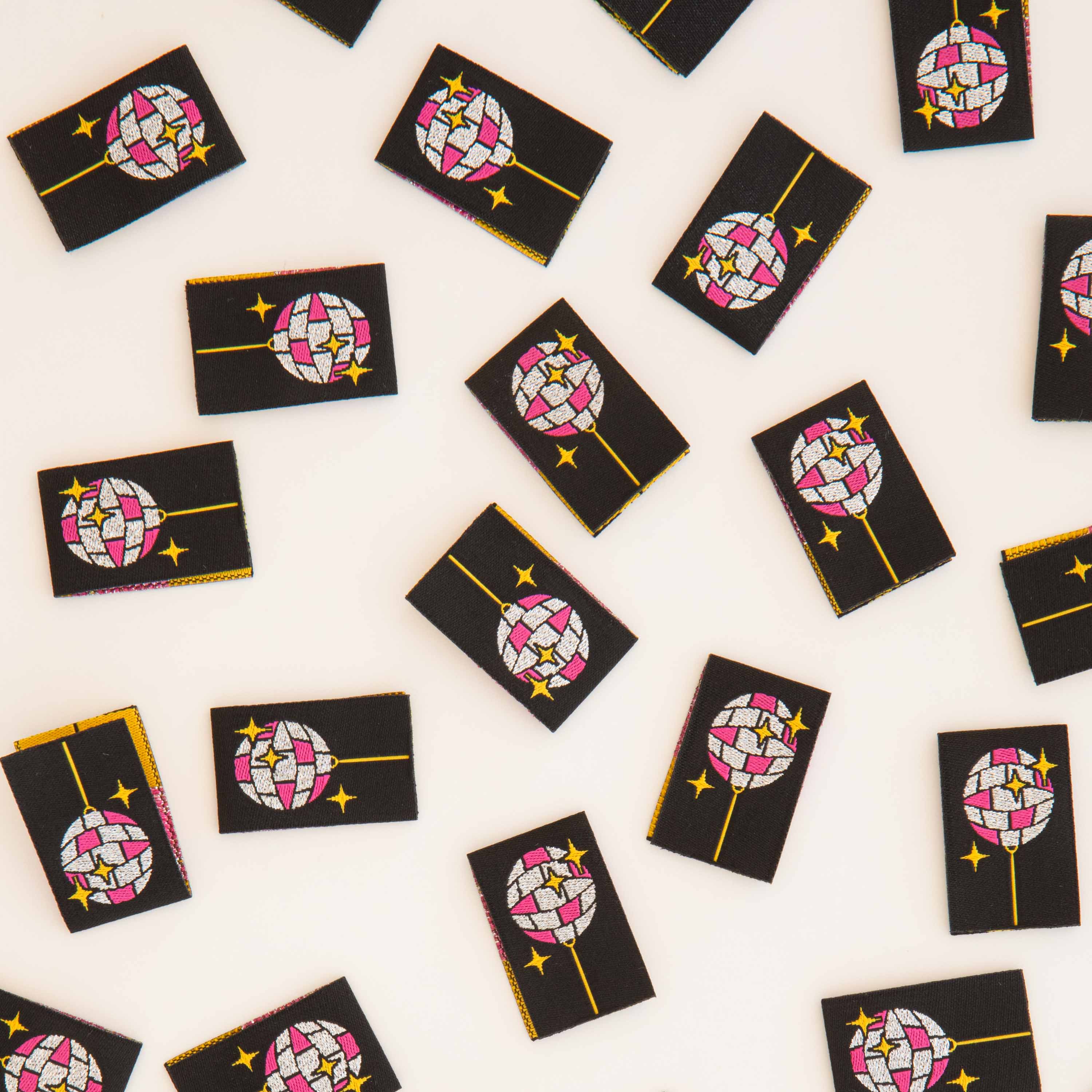 Disco Ball Labels - Sarah Hearts – The Final Stitch